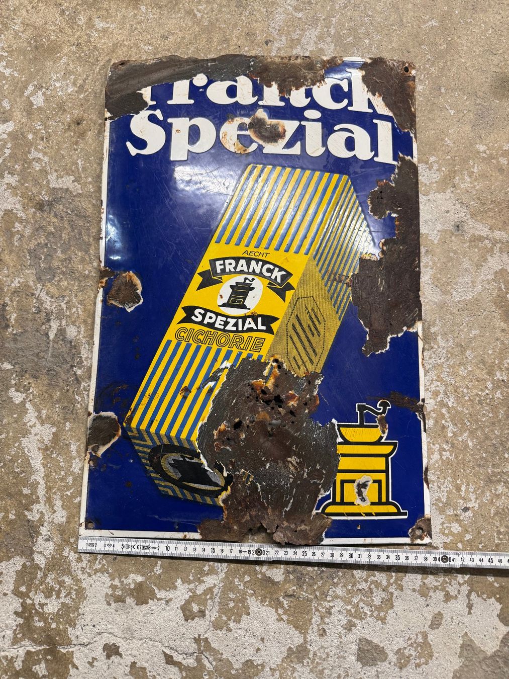 Plaque émaillée Chicorée (D'occasion) à Commugny pour CHF 80 – retrait ...