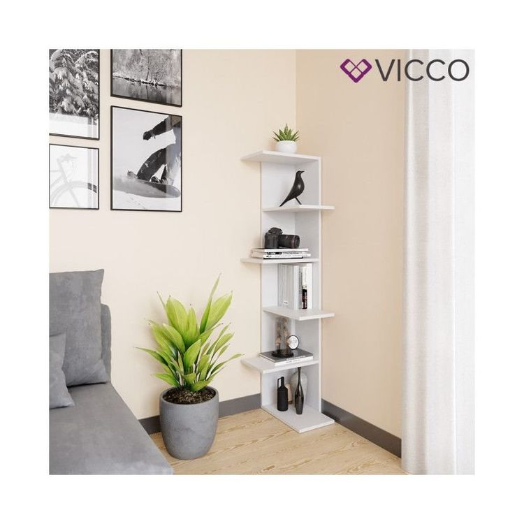 Bücherregal TERA Eckregal - Weiss - Standregal - Wandregal (Neu und originalverpackt) in ...