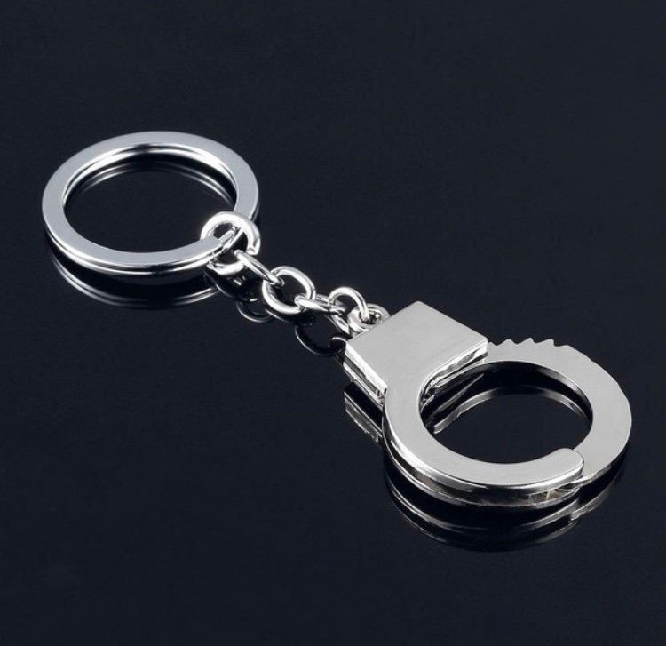 ★Schlüsselanhänger Handschellen Metall★ (Neu und originalverpackt) in ...