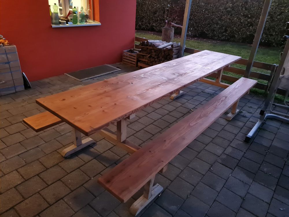 Bierbank | Gartentisch | Festbank | Kaufen auf Ricardo
