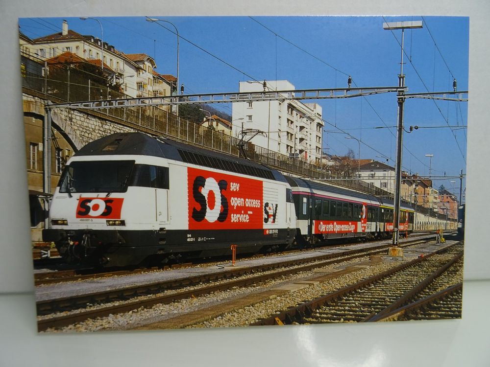 Postkarte SBB Re 460 037-5 Lok 2000 "SEV" Salon Zug. | Kaufen auf Ricardo