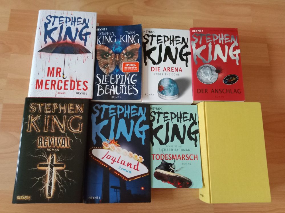 8x Stephen King Thriller Horror Bücher Romane Roman (Gebraucht) in ...