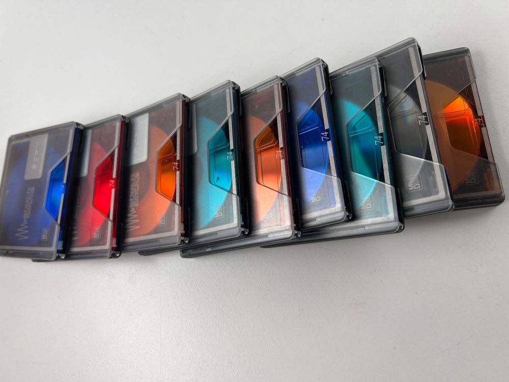 SONY 74 - Mini Discs - Color - gereinigt, gelöscht, getest (Gebraucht ...