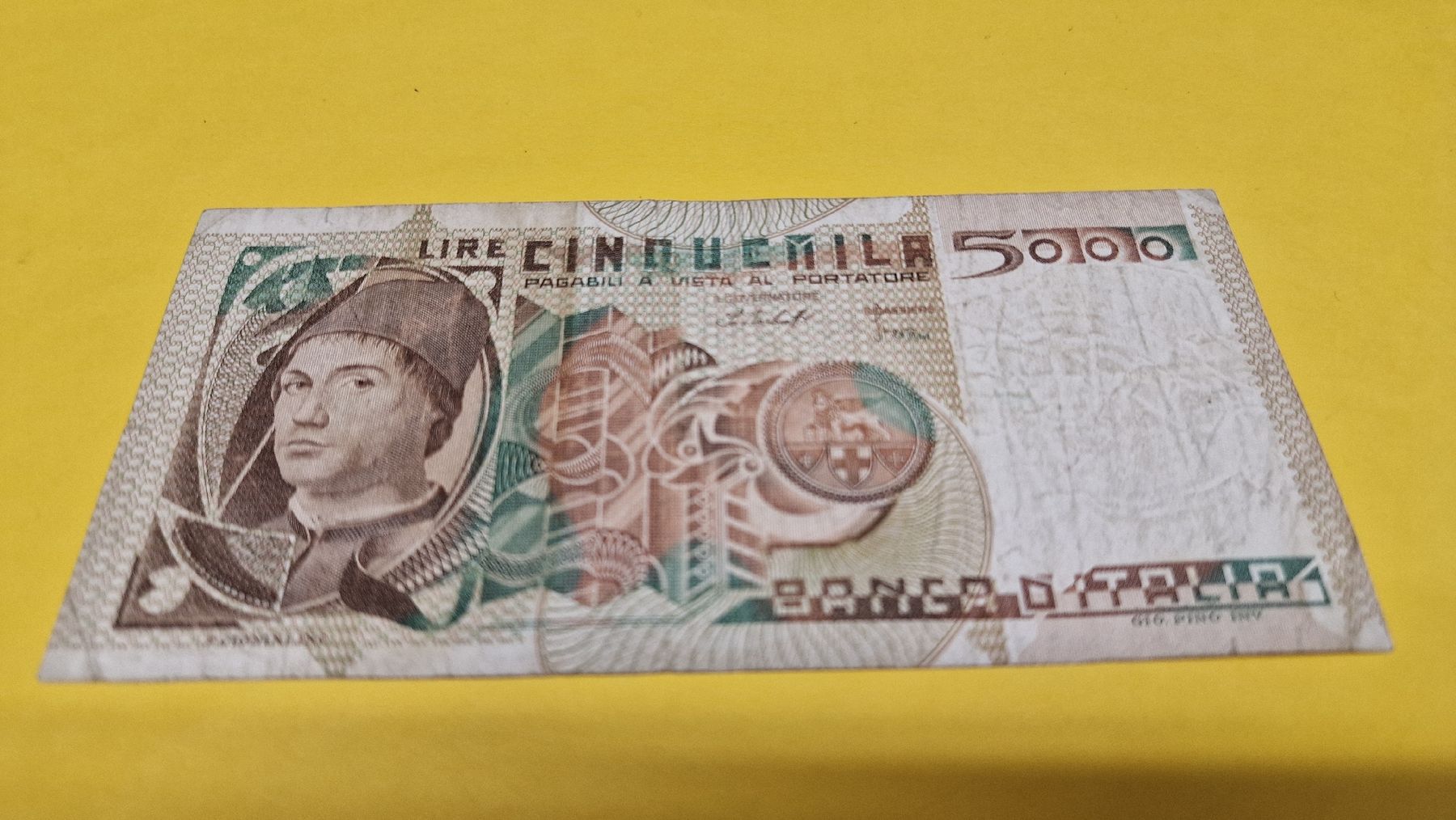 Italienische 5000 Lire Banknote, Jahrgang 1979, Top (Gebraucht) in ...