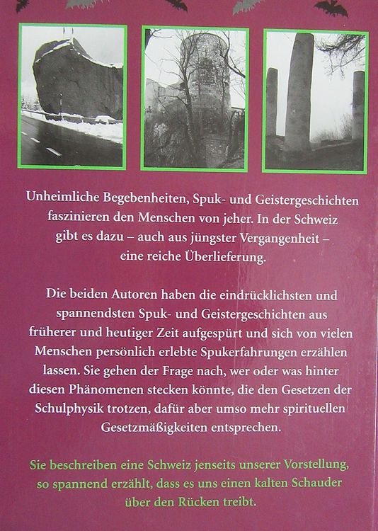 Orte des Grauens in der Schweiz - Spukhäuser, Geisterplätze (Gebraucht ...