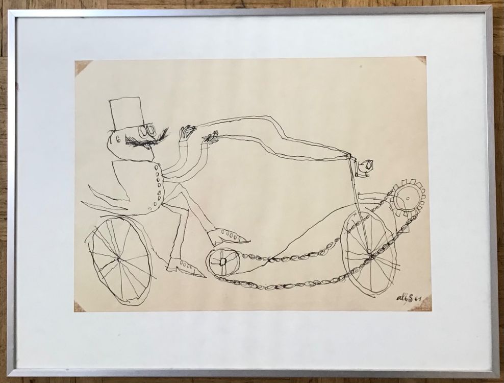 60. er Jahre Sehr Interessante Tuschzeichnung Signiert (Gebraucht) in Root für CHF 20 – mit ...