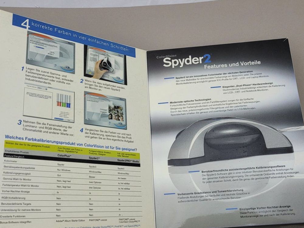 Farbkalibrierung Bildschirm: Datacolor Spyder 2 - günstig | Kaufen auf ...