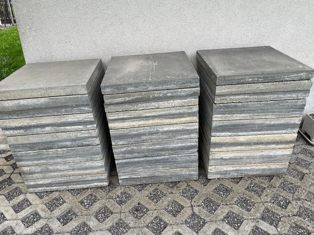 Gartenplatten / Gehwegplatten 50 x 50cm | Acheter sur Ricardo