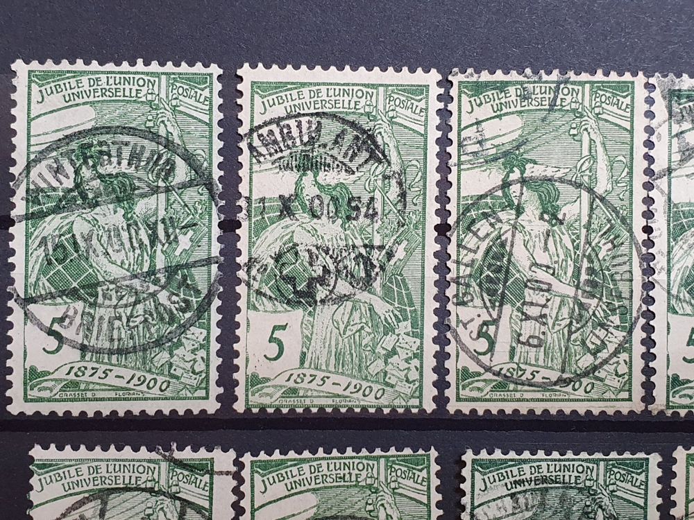 Schweiz UPU 1900 5 Rp. mit schönen Vollstempel | Kaufen auf Ricardo