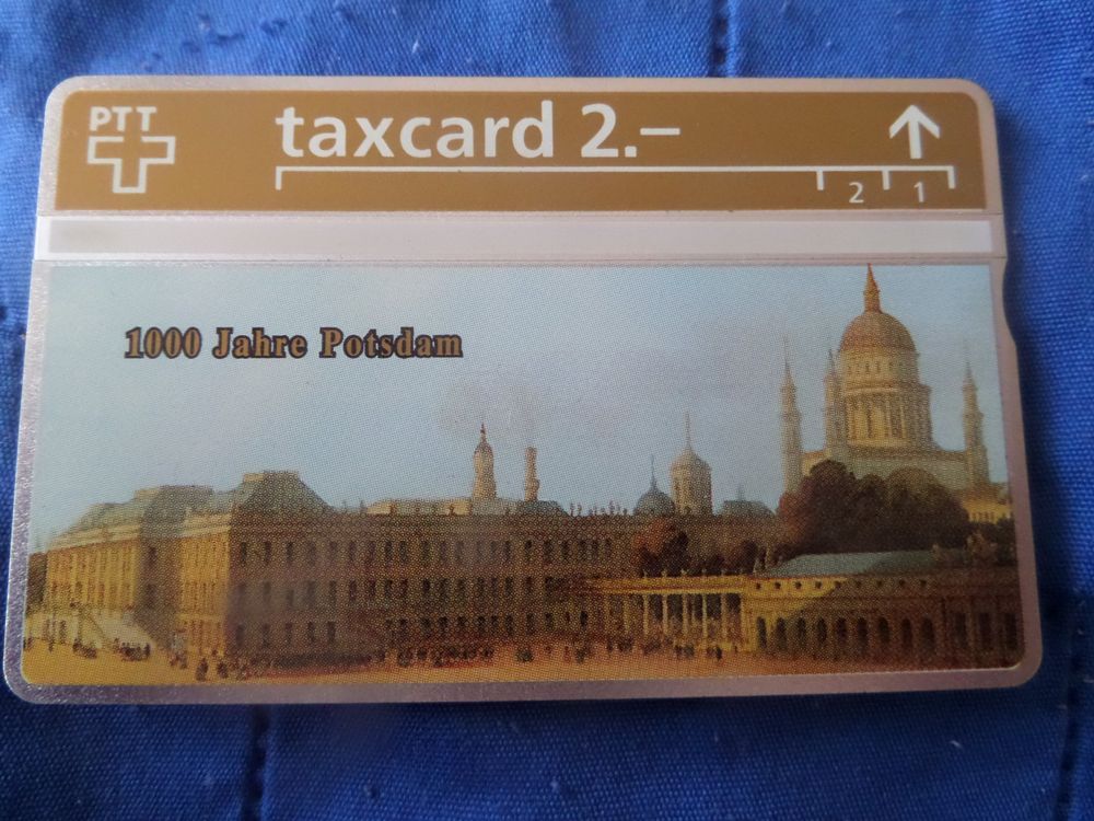 PTT Taxcard 2.-, 1000 Jahre Potsdam, Rarität,Top Zustand! (Neu (gemäss Beschreibung)) in Thun ...