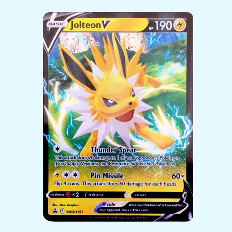Jolteon V // 151 // SWSH Black Star Promos // Pokémon - EN (Neu (gemäss ...