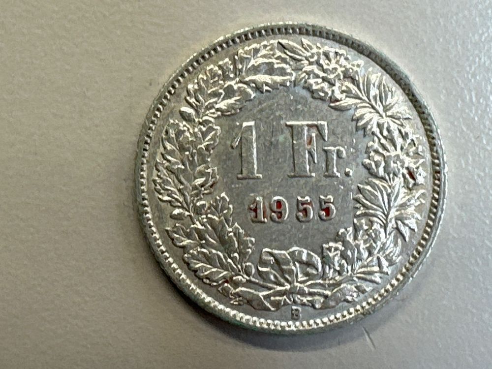 1 Fr. Silber Schweiz 1955 ss | Kaufen auf Ricardo