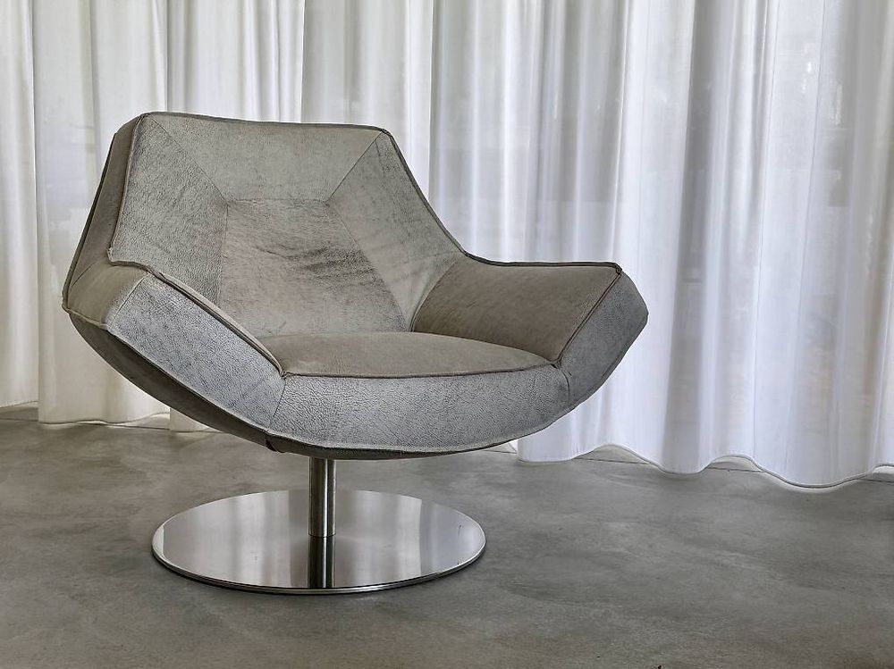 2Stk. Echtleder Design Sessel Handmade in Germany (Gebraucht) in ...