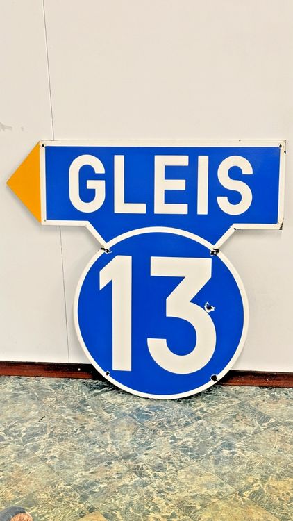 SBB Gleistafeln „GLEIS 13 + 14“ – Zürcher Hauptbahnhof (Gebraucht) in ...
