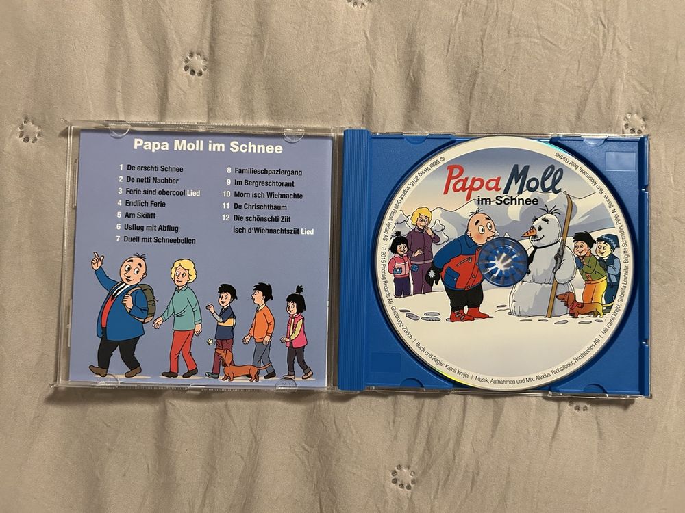 Papa Moll im Schnee - CD Hörspiel - Winter Edition (Gebraucht) in ...
