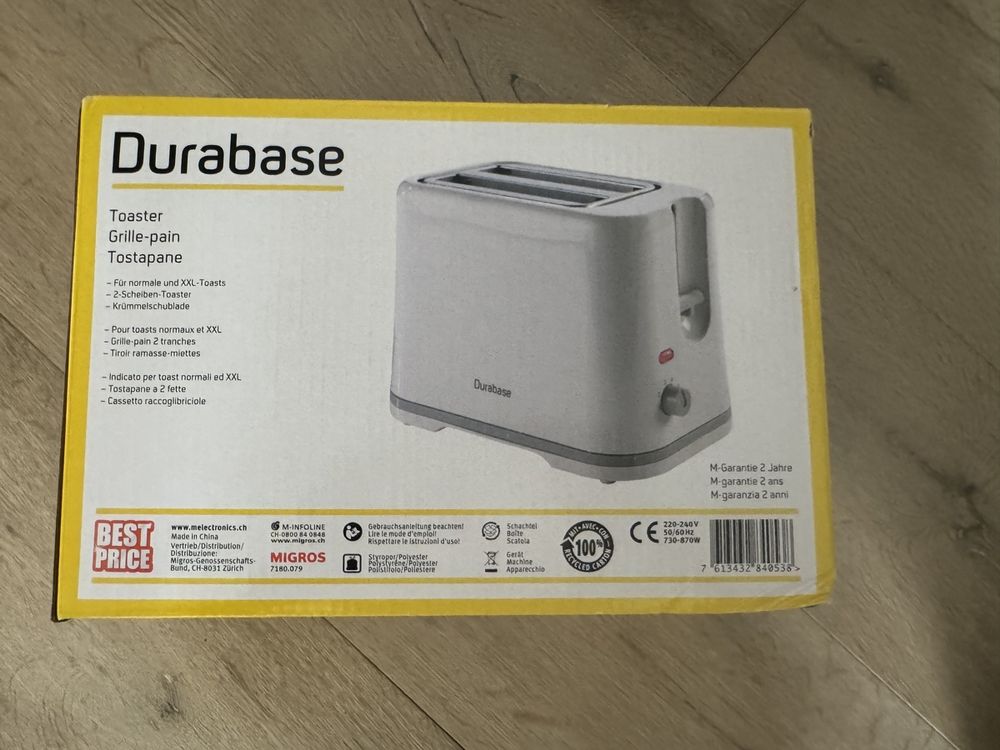 Toaster Durabase | Kaufen auf Ricardo