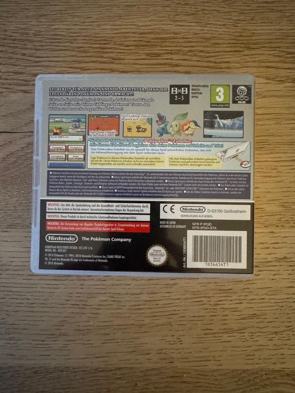 NINTENDO DS - POKEMON SILBERNE EDITION SOULSILVER (Neuf (Voir ...