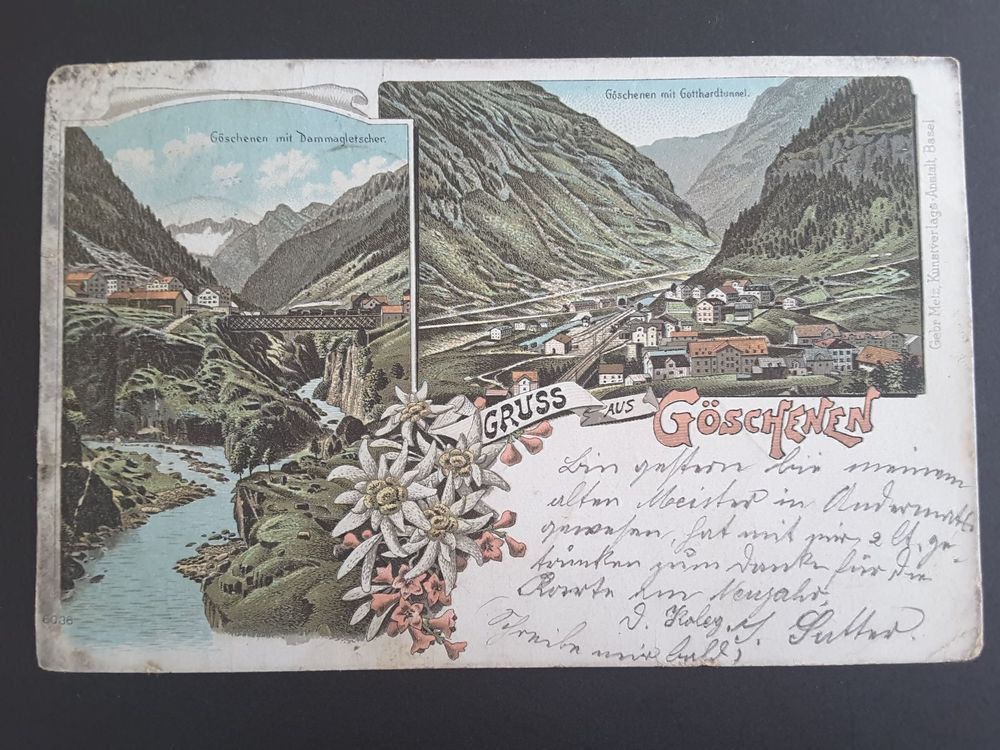 AK/Litho UR Gruss aus Göschenen 1900 (Gebraucht) in Reichenburg für CHF 10.95 – mit Lieferung ...