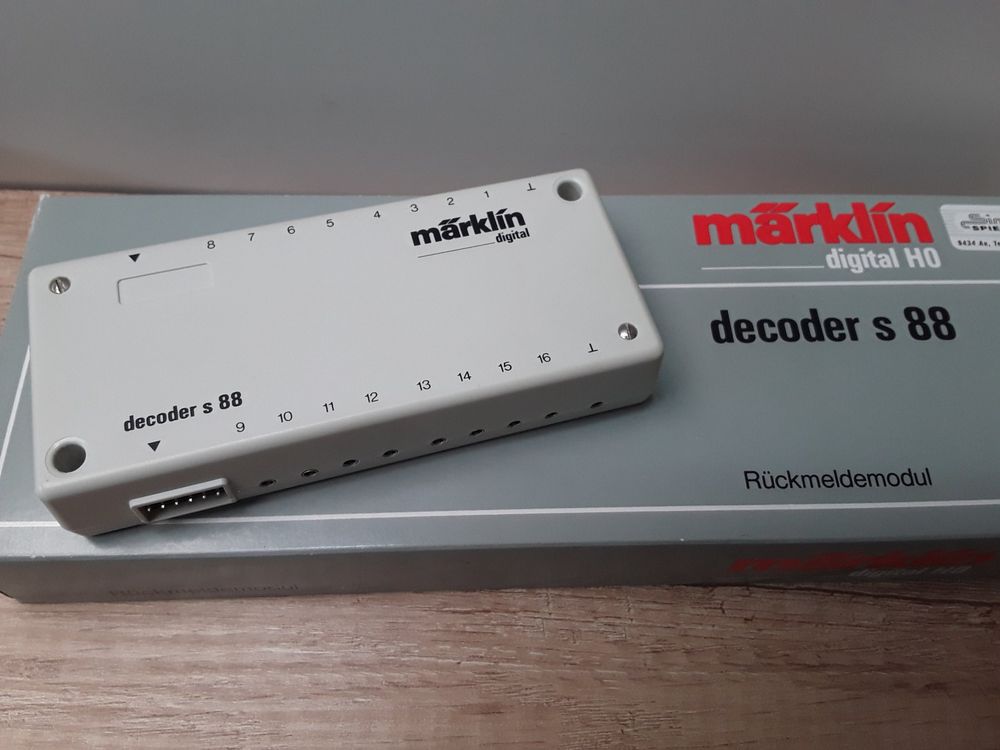 Märklin 6088 digital _ Decoder s 88 Rückmeldemodul _ Spur H0 | Acheter ...