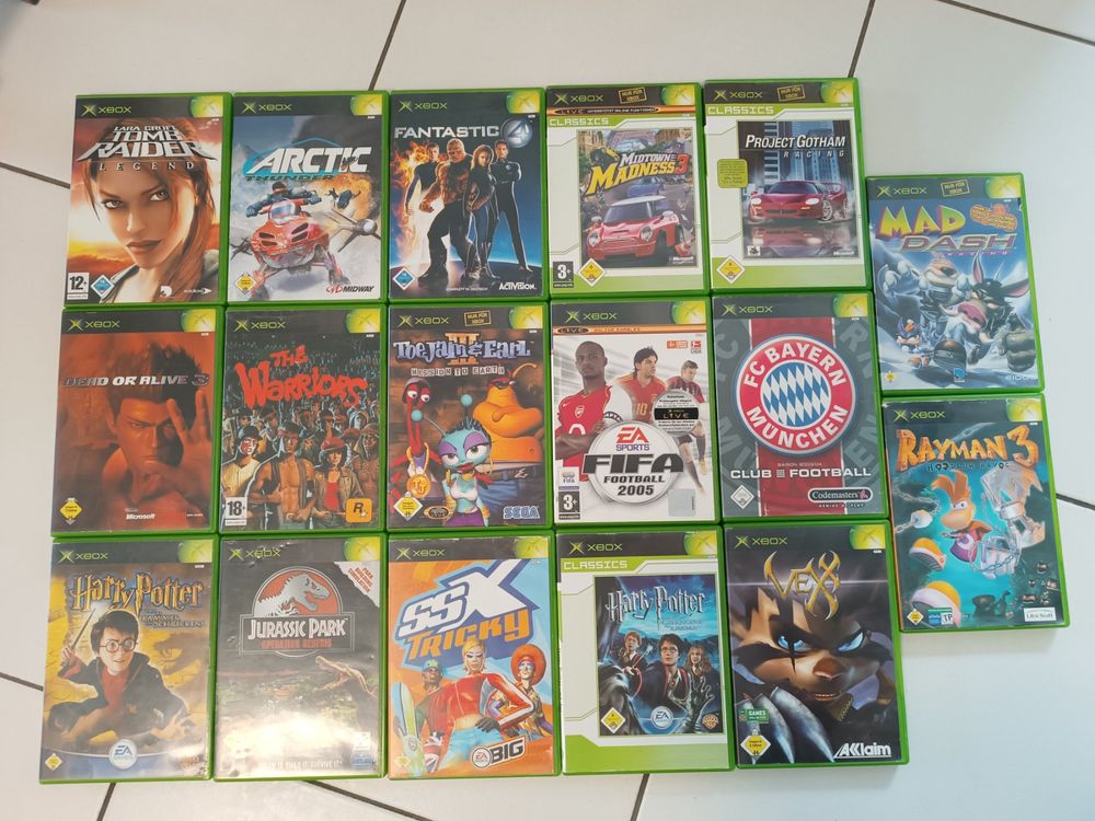 36 XBox Classic Spiele (Defekt) in Gasel für CHF 27 – mit Lieferung auf ...