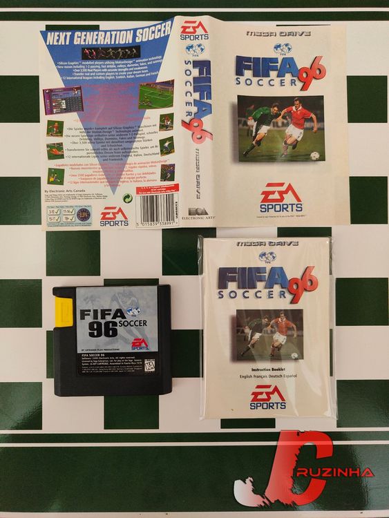 Ab 1 CHF - Fifa 96 - Mega Drive (Modul+Cover+Anleitung) | Kaufen auf ...