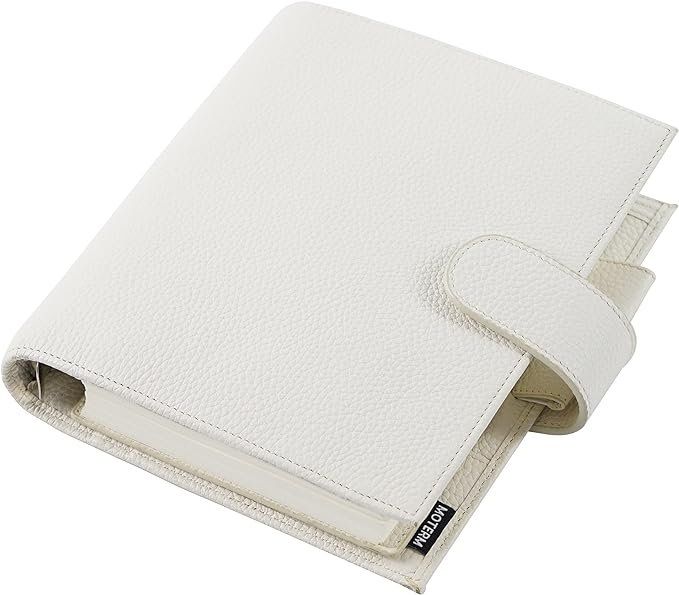 Moterm Personal-Wide Luxe Ringe Planer - Echtes Leder, creme (Neu ...