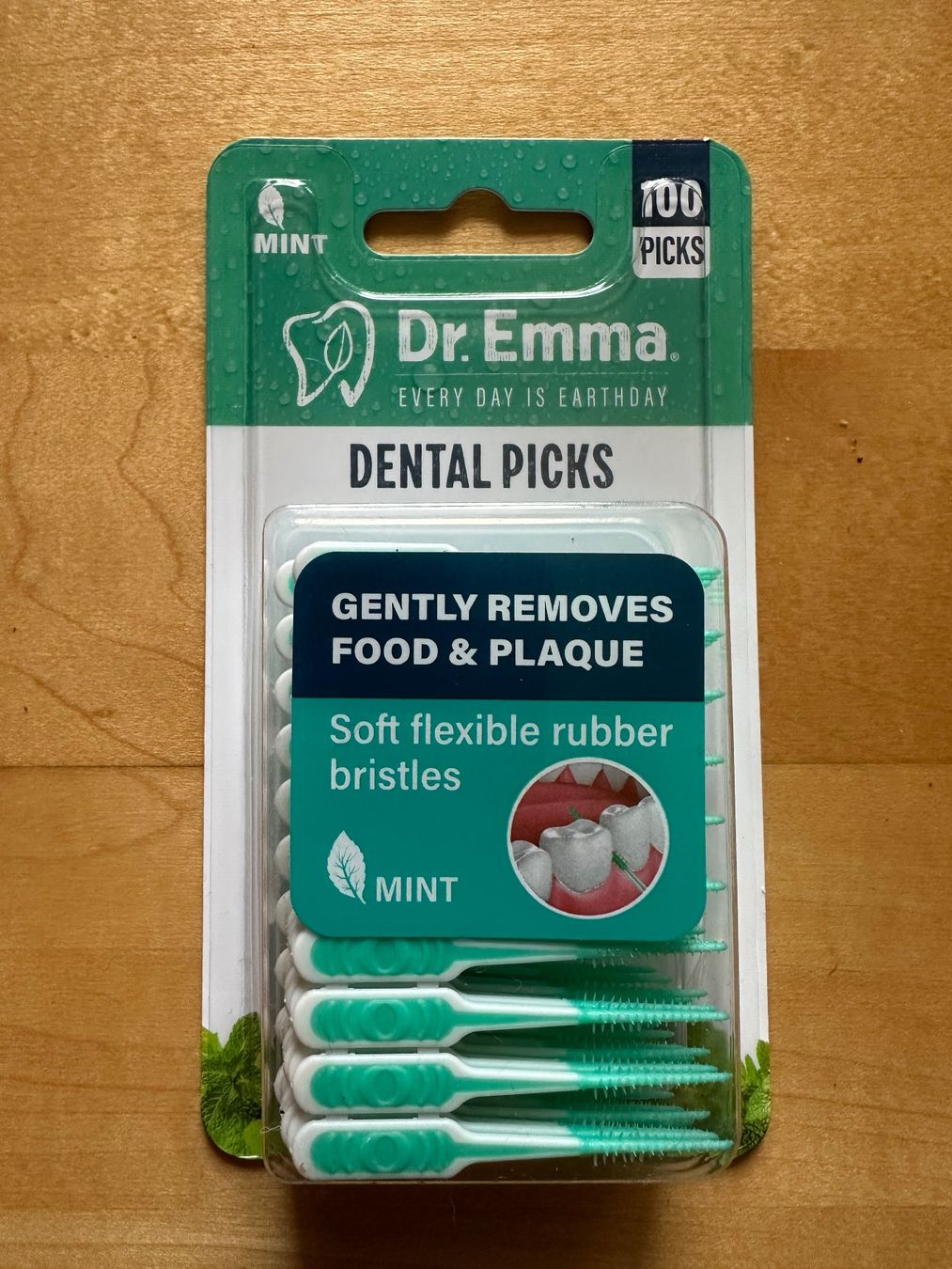 300 Stk. Dr. Emma Zahn-Sticks, Interdentalbürsten, Mint (Neu und ...
