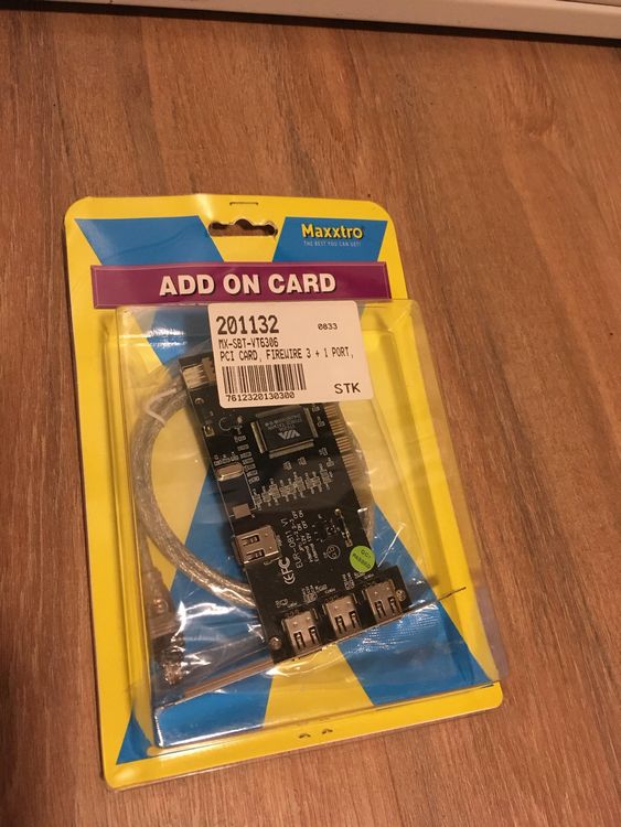 Maxxtro Firewire PCI Karte (Neu und originalverpackt) in Fräschels für ...