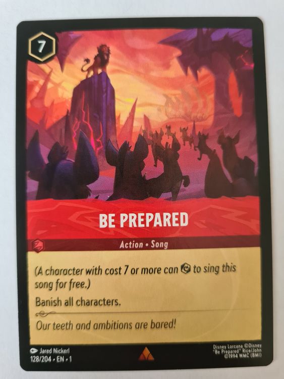 Lorcana, Be Prepared, 128/204-EN-1 (Neu (gemäss Beschreibung)) in ...