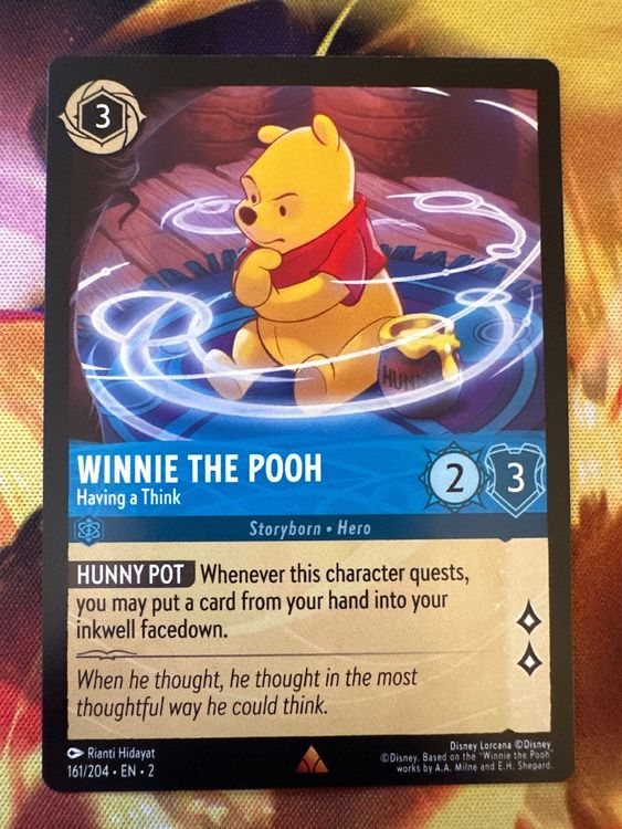 Lorcana Winnie the Pooh - Having a think 161/204 (Neu (gemäss ...