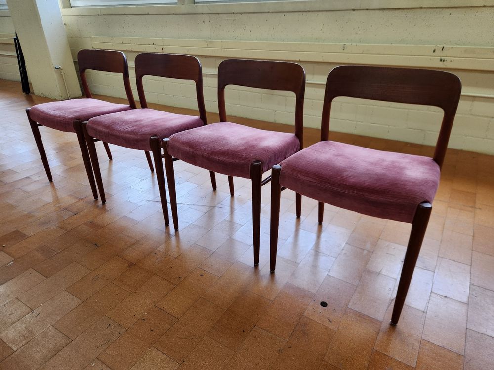 Dänische Stühle Modell 75 aus Teak von Niels O. Møller (Gebraucht) in ...