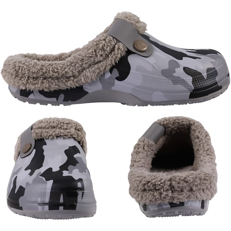 Winterclogs Gr. 42/43 PORTOFREI warme Clogs Camouflage | Kaufen auf Ricardo