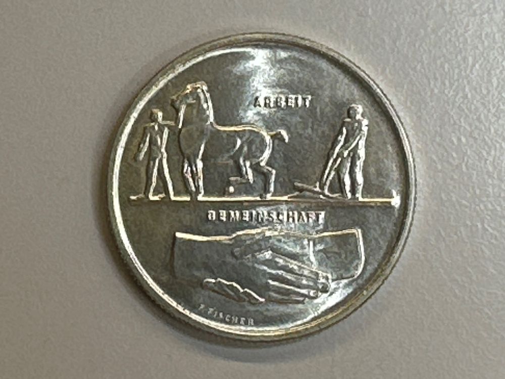 5 Fr.Silber Schweiz Landesausstellung Zürich 1939 (Gebraucht) in Herisau für CHF 21 – mit ...