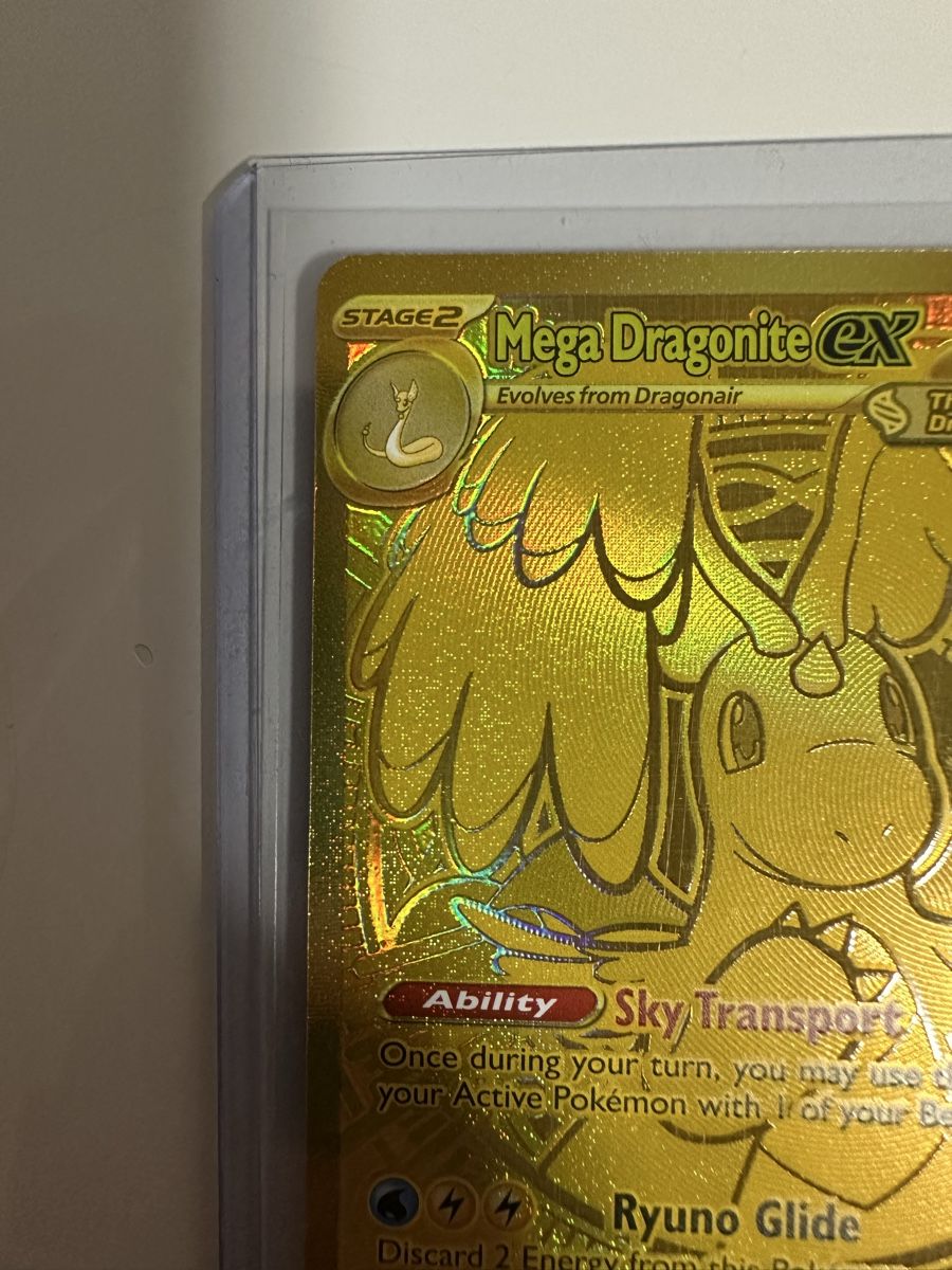 Pokemon Mega Dragonite EX Gold – Secret Rare 295/217 (Neu (gemäss ...
