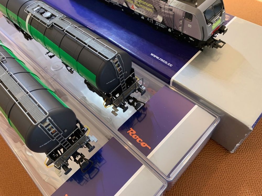 Roco H0 73627 + 76026 BR 189 SBB Güterzug DC Digital-Sound (Neu und ...