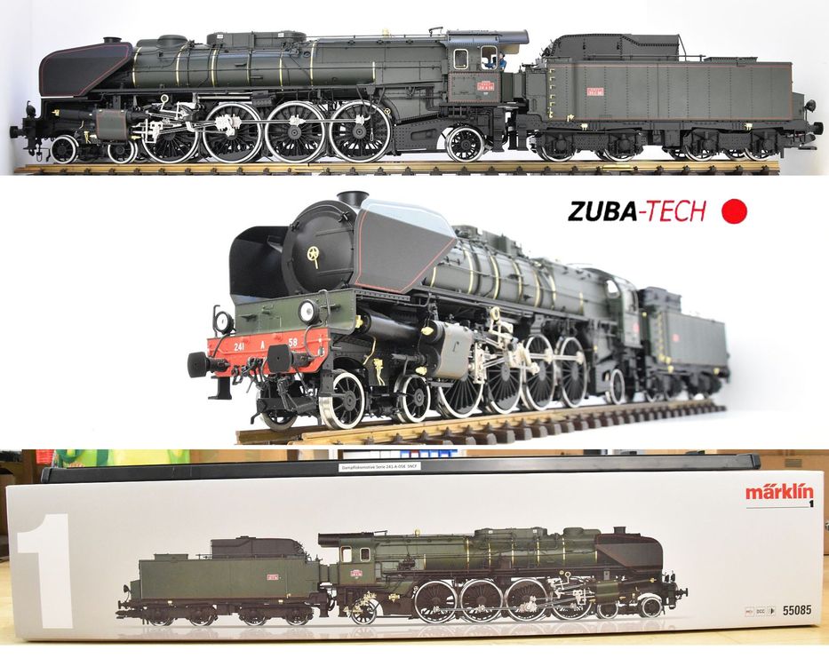 Märklin 55085 Dampflok 241 A 58 SNCF Spur 1 Digital mit OVP | Kaufen ...