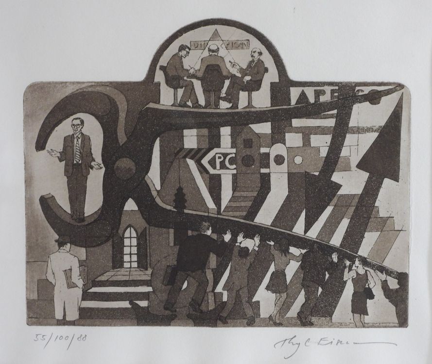 Radierung von Thyl Eisenmann (Gebraucht) in Dübendorf für CHF 52 – mit ...