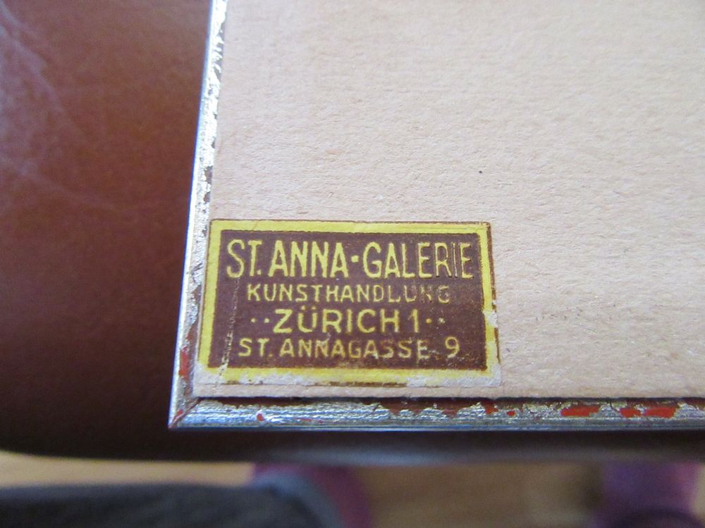 Original Radierung von Margarete Götz, Landschaft mit See (Gebraucht) in Wattwil für CHF 8 – mit ...