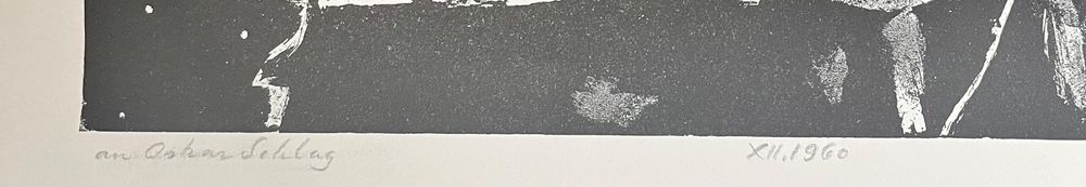 Max Hunziker (1901-1976) Lithographie Handsigniert | Kaufen auf Ricardo