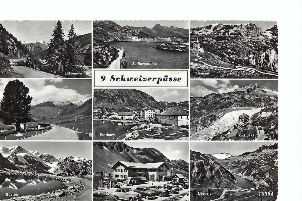 9 Schweizerpässe alte Original-Postkarte Top Zustand! (Gebraucht) in ...