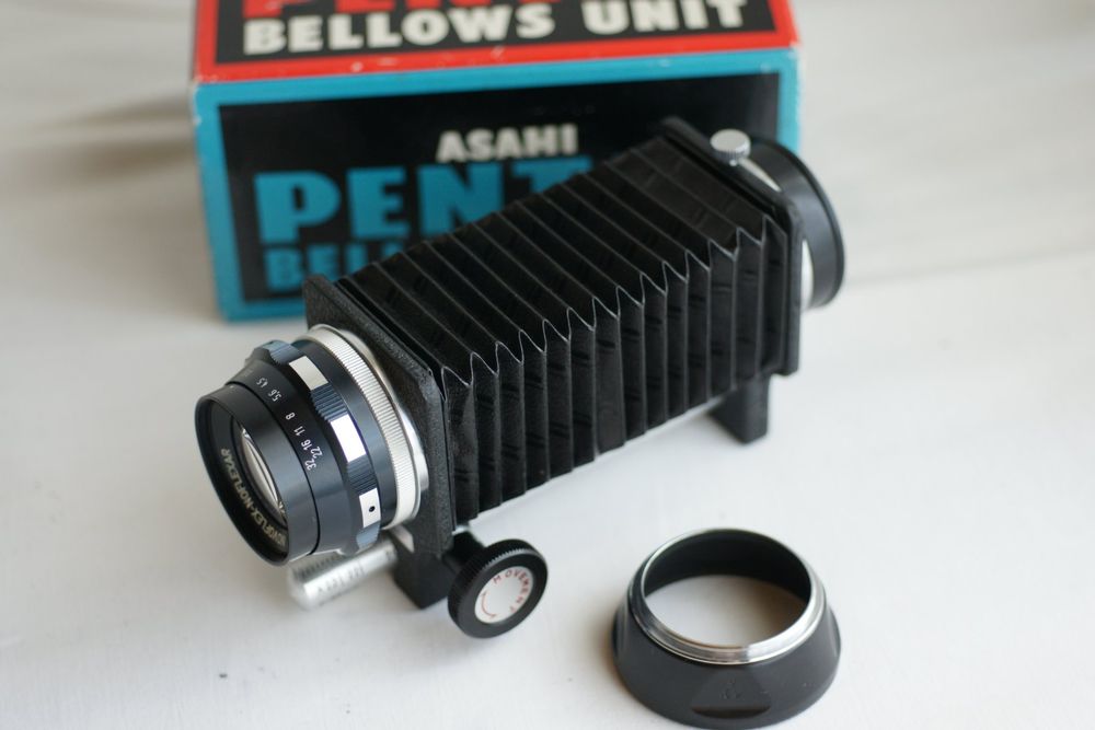 ASAHI Pentax Bellows mit Novoflex-Noflexar 1:3.5 / 105 R | Kaufen auf ...