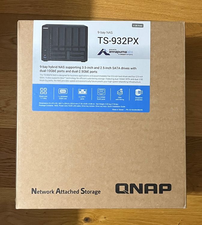 QNAP TS-932PX - 16GB - Noctua Fan - Warranty Until July (Gebraucht) in Zug für CHF 500 – mit ...