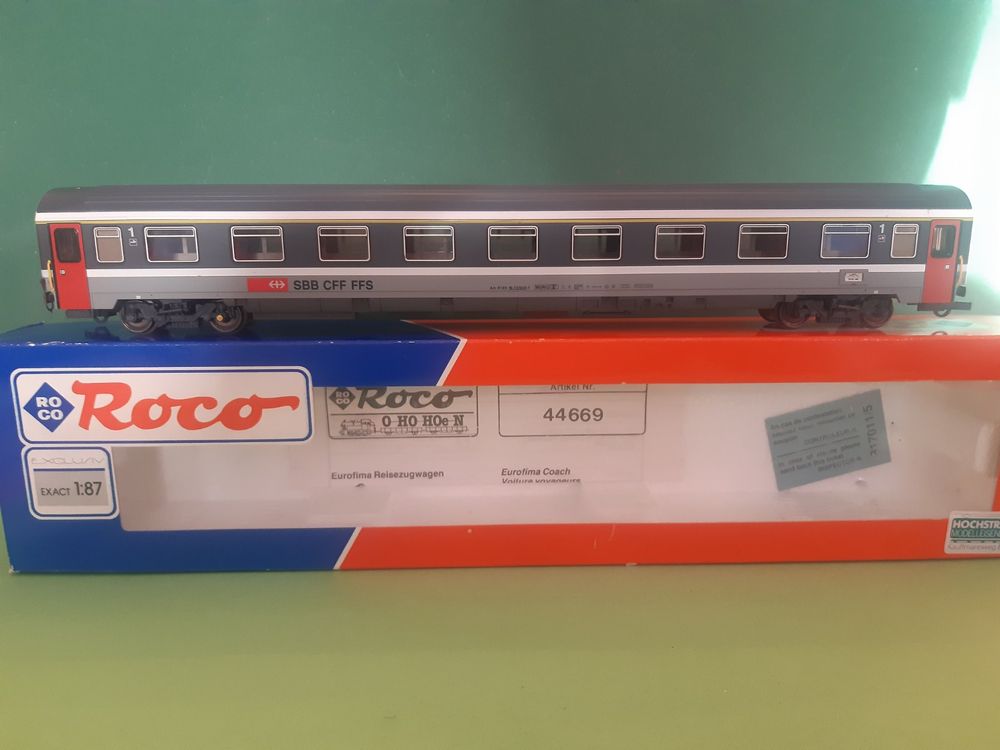 Roco Eurofima Schnellzugwagen 1.Klasse der SBB (Gebraucht) in ...