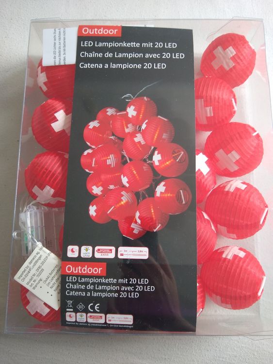 New Swiss flag 20 Led lights (Neu und originalverpackt) in Dübendorf ...