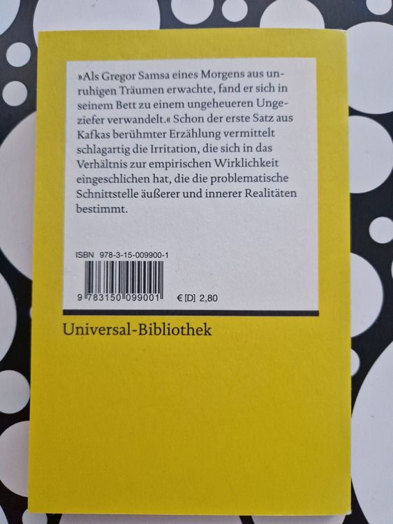 Franz Kafka Die Verwandlung Reclam | Kaufen auf Ricardo