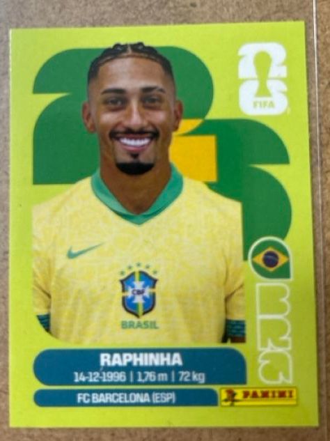 Sammelsticker FIFA World Cup 2026 BRA19 Raphinha! Top! (52) (Neu ...