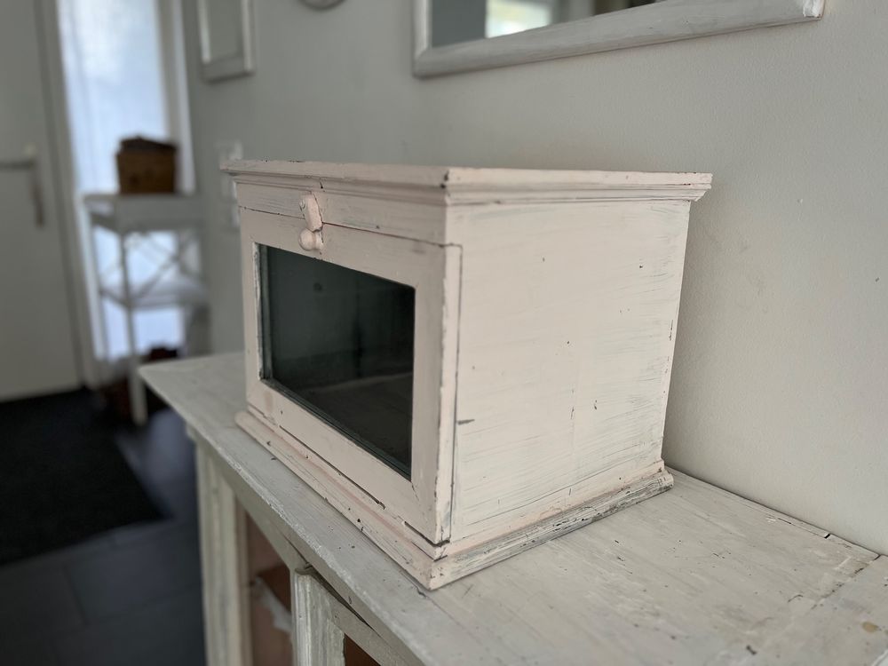 Shabby shell farbige Vitrine Holz | Kaufen auf Ricardo