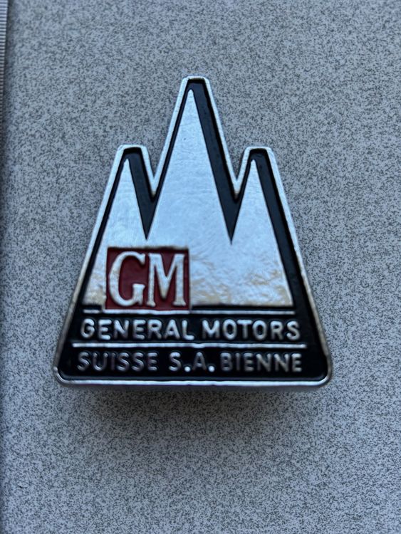 GM General Motors Suisse SA Bienne Emblem wie Neu 🤩 (Neu (gemäss ...
