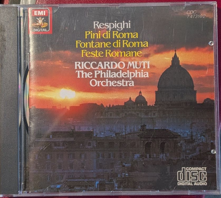 CD MUSIK KLASSIK RESPIGHI ROMA RICCARDO MUTI PHILADELPHIA O. (Gebraucht ...