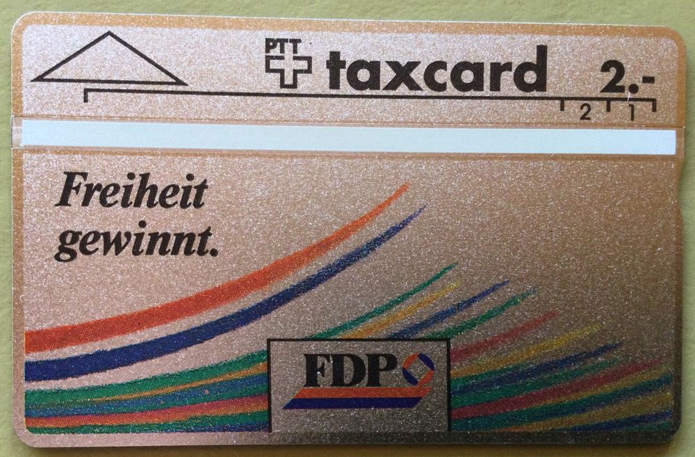 Taxkarte FDP 2.-Fr. Ungelaufen | Kaufen auf Ricardo